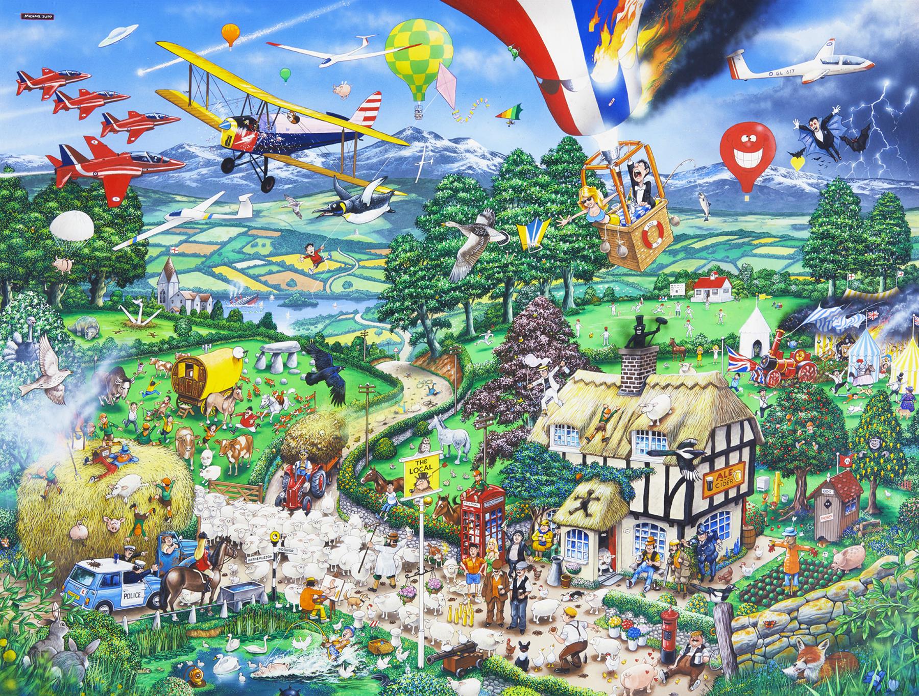 Mike Jupp I Love the Countryside 1000 Piece Jigsaw Puzzle – All Jigsaw ...