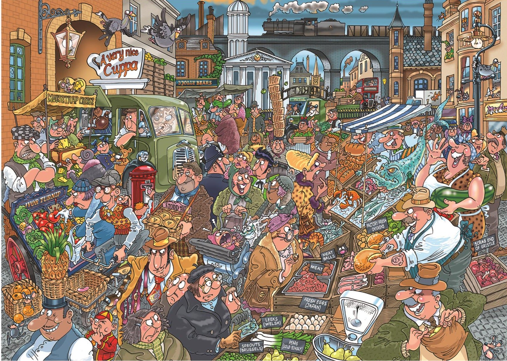 Wasgij Destiny 26 Organic Overload 1000 piece jigsaw puzzle – All ...