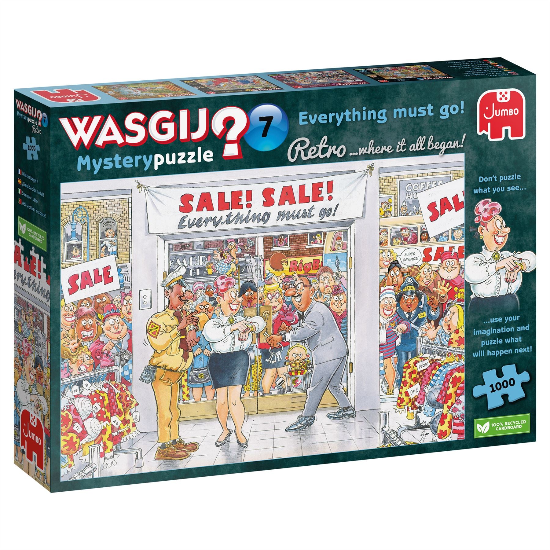 Wasgij Retro Mystery 7 Everything Must Go! 1000 Piece Jigsaw Puzzle ...